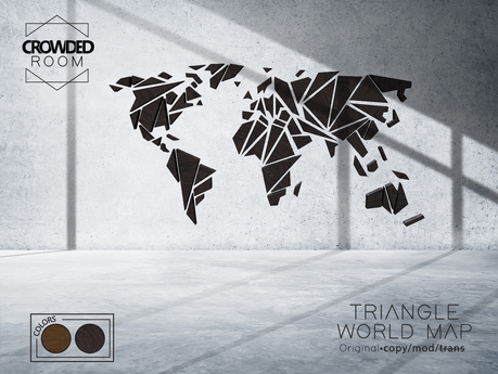 Second Life Marketplace - Crowded Room - Triangle World Map